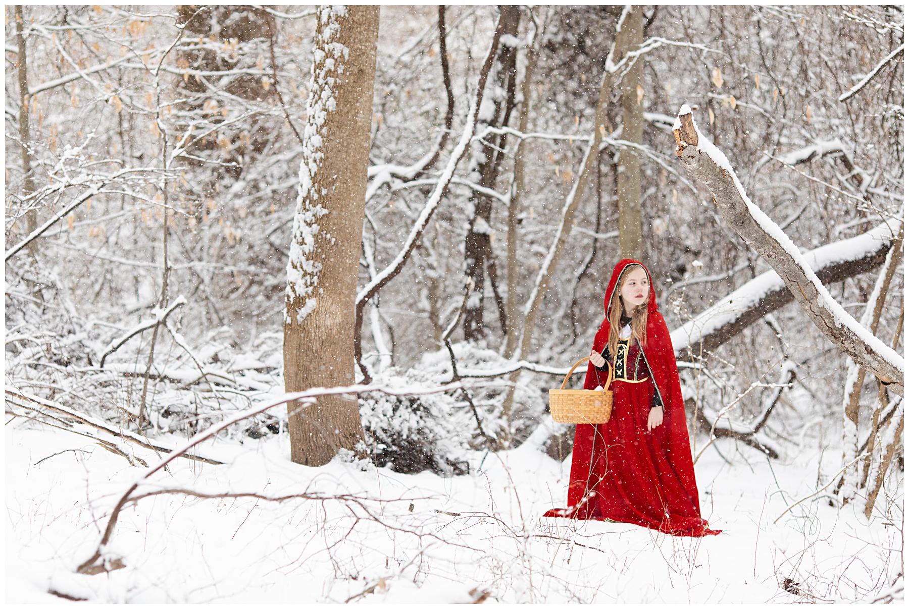 Winter Red Riding Hood - Heather O'Steen Photography