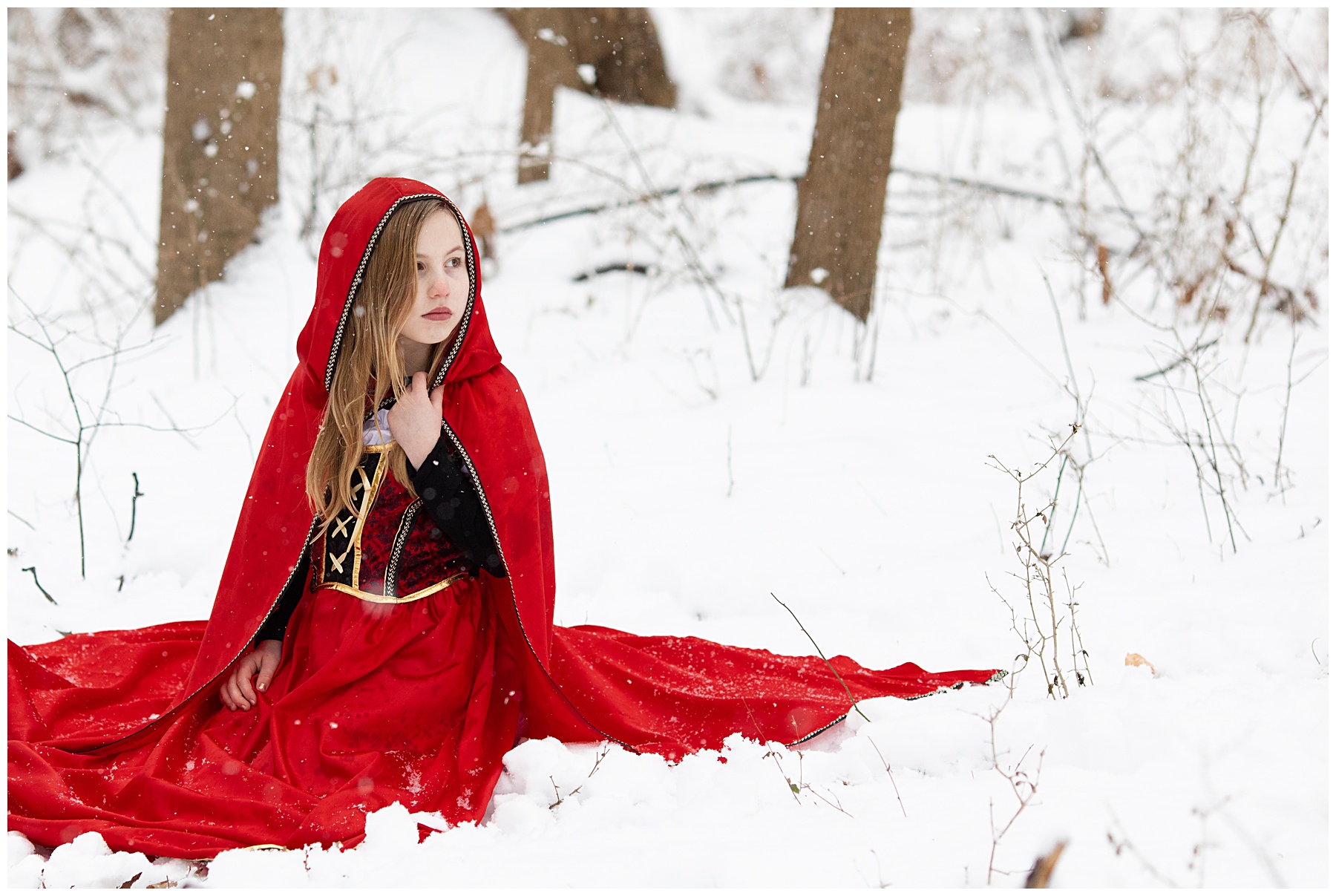 Winter Red Riding Hood - Heather O'Steen Photography