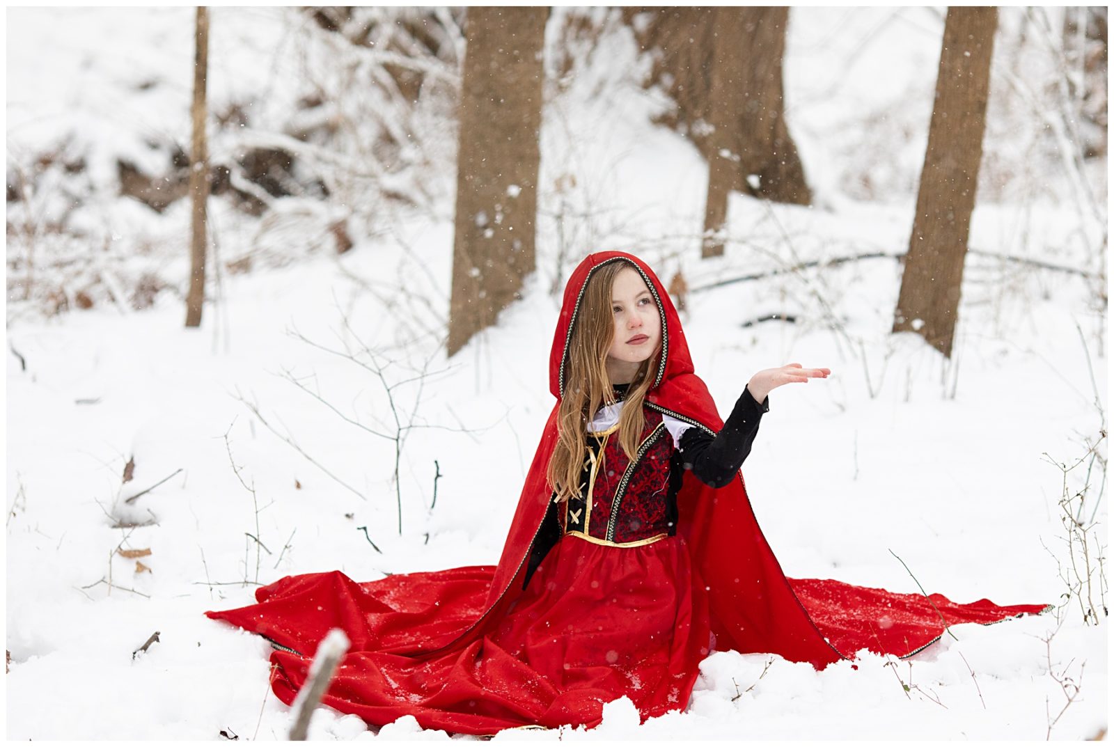 Winter Red Riding Hood - Heather O'Steen Photography