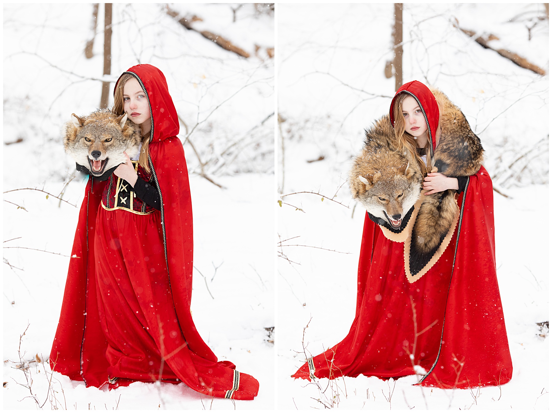 Winter Red Riding Hood - Heather O'Steen Photography